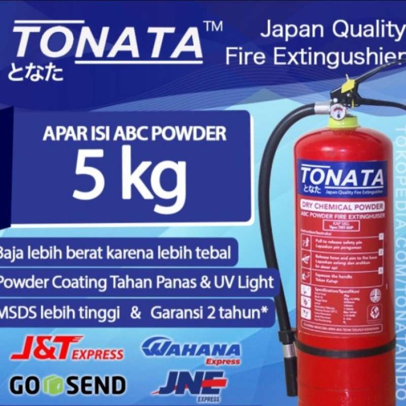 Jual Apar Tonata 5 Kg Abc Powder - Pemadam Api Fire Extinguiser Di ...