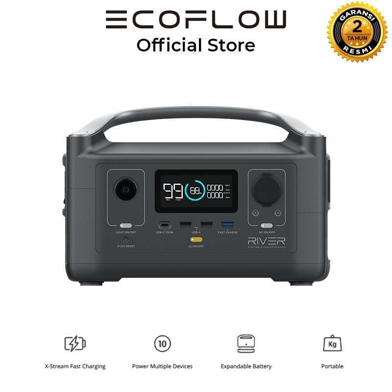 Jual Ecoflow River Pro 720wh 600w Portable Power Station Outdoor ...