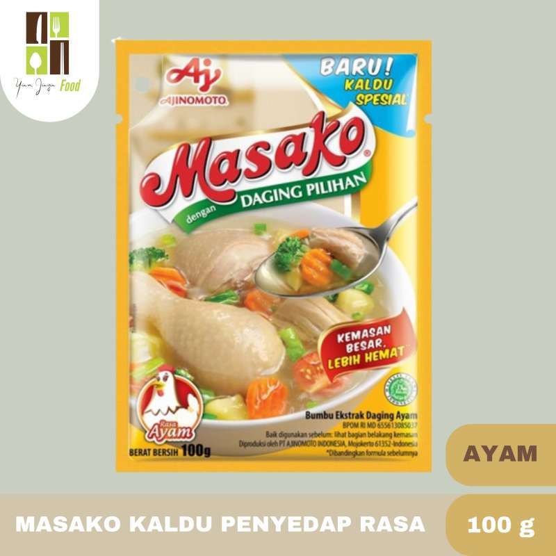 Jual Masako Kaldu Penyedap Rasa Ayam / Rasa Sapi MSG [100g/250g] di ...