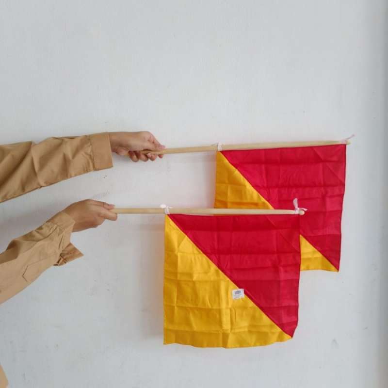 Promo Set Bendera Semapore Semapur Tongkat Stick Pramuka Murah Diskon ...