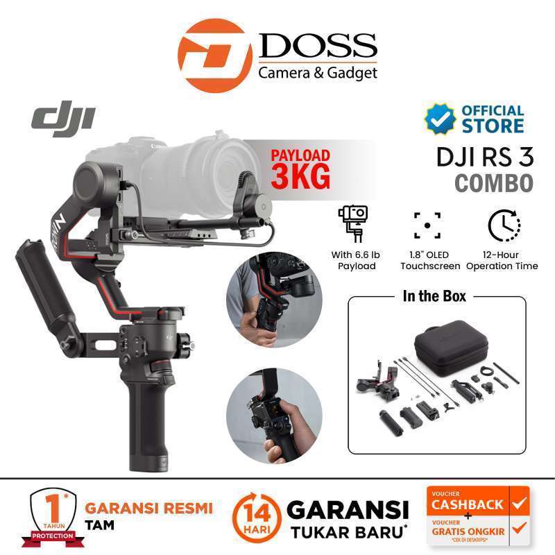 Promo Dji Rs3 Combo Gimbal Stabilizer Diskon 19% Di Seller Doss Bali Official Store - Doss Bali ...