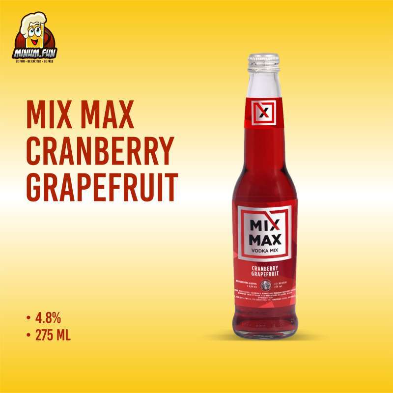 Jual Mix Max Cranberry Vodka Minuman Alkohol [275 Ml] Di Seller Warjo ...