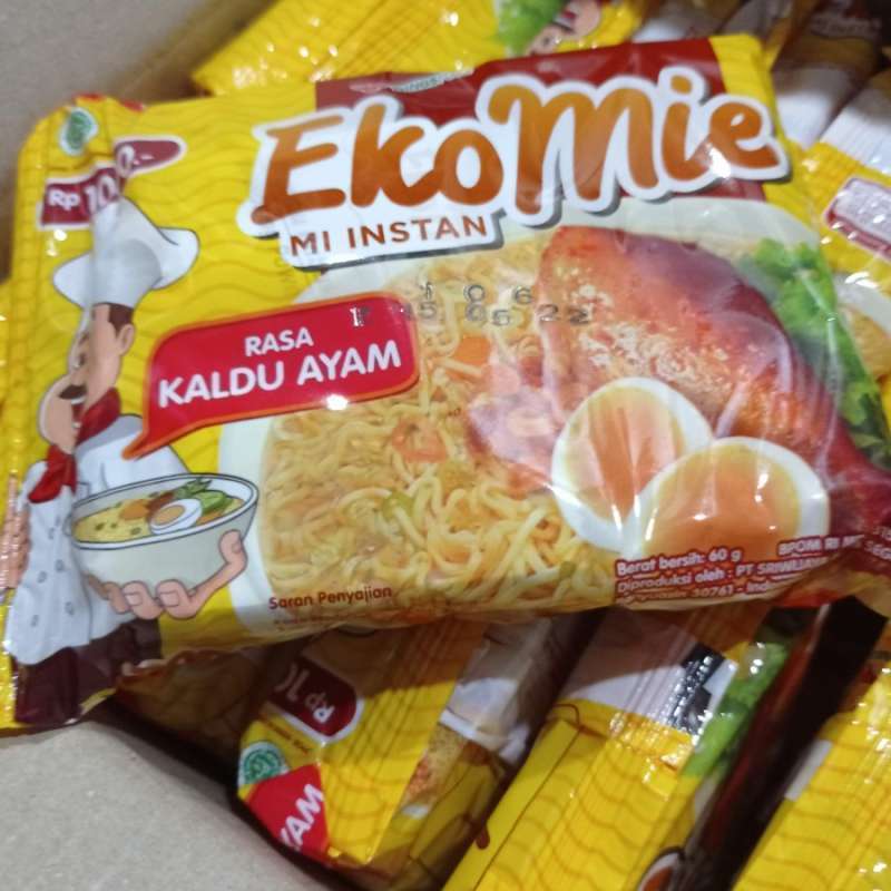 Jual Mie Instan eko mie rasa kaldu ayam 60 gr di Seller Warung Entong ...