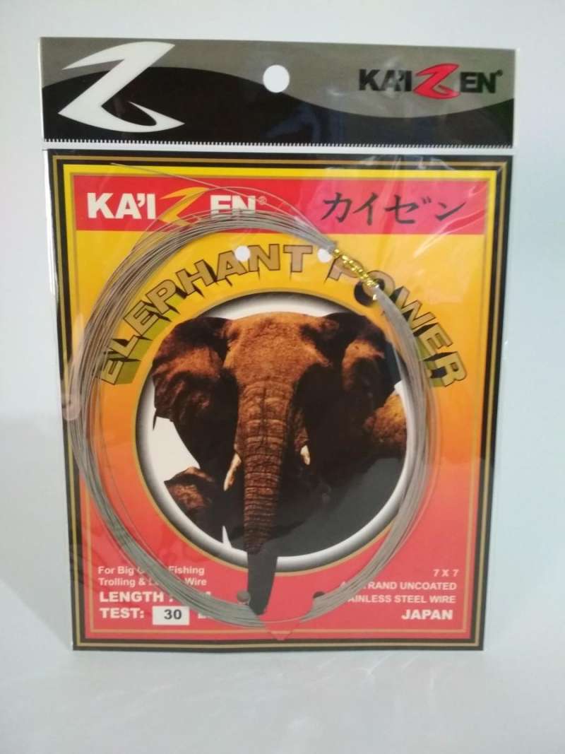 Jual Niklin Kawat Kaizen 10m Elephant Power 7x7 Ukuran 20lb 30lb 40lb ...