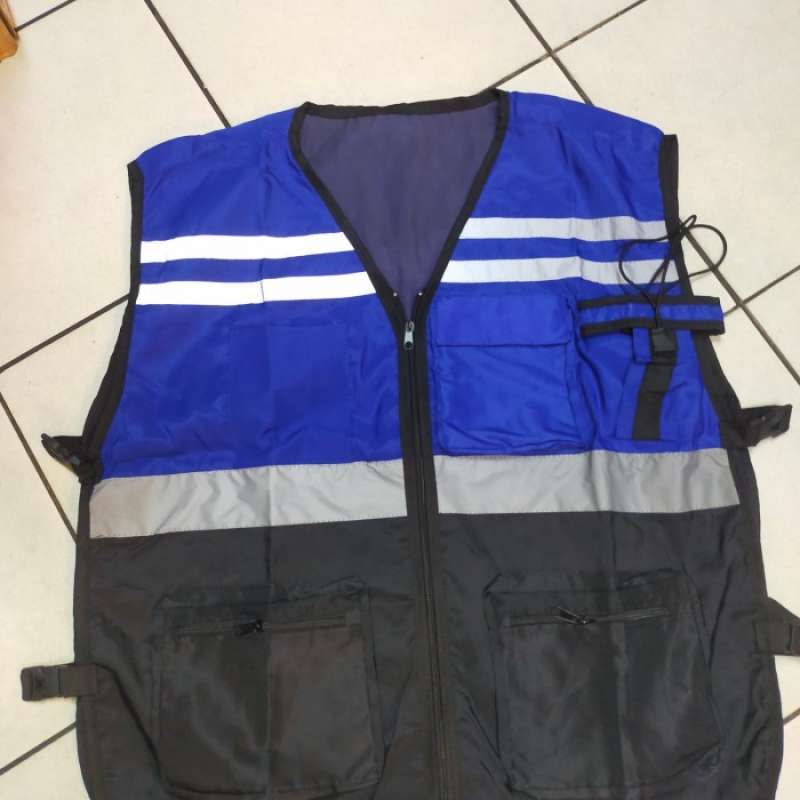 Jual Rompi Safety Proyek/rompi Kerja Lapangan Bahan Taslan Di Seller ...