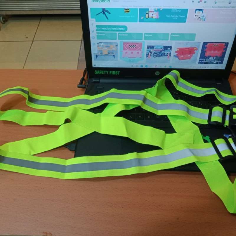 Jual ROMPI SAFETY TALI ELASTIS MERK GOSAVE+SCOTLITE WARNA HIJAU MURAH ...