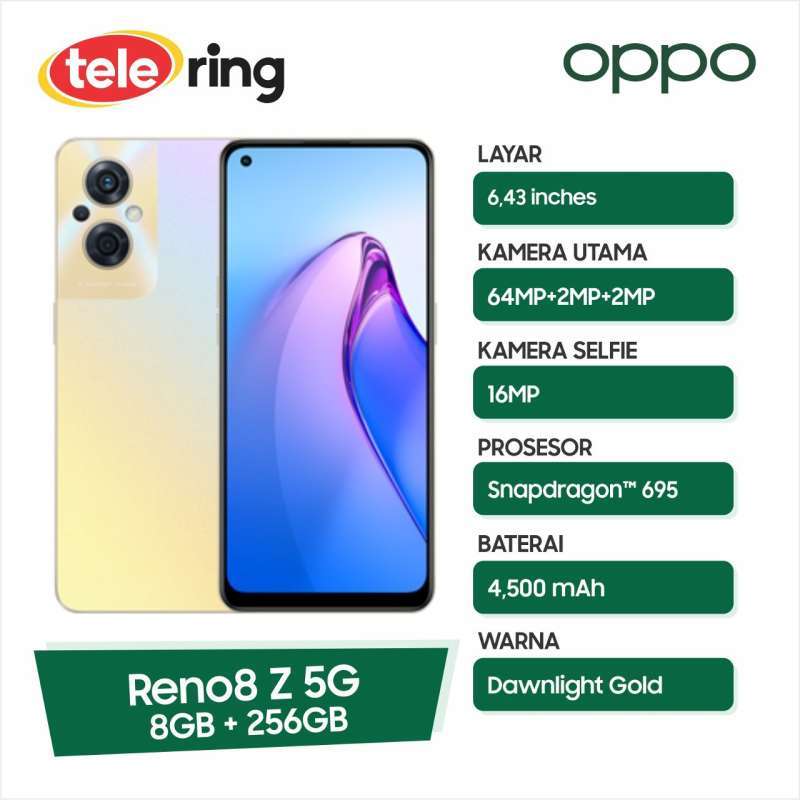 Jual Oppo Reno 8 Z Official Spesifikasi Original, Murah & Diskon Harga ...