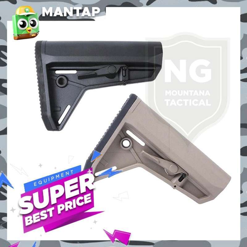 Promo Popor MOE SL-K Carbine Stock Airsoft Tactical Buttstock Diskon 50 ...