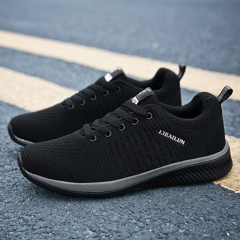 Jual Sepatu Pria Tenun Terbang Sepatu Lari Olahraga Super Ringan MD ...