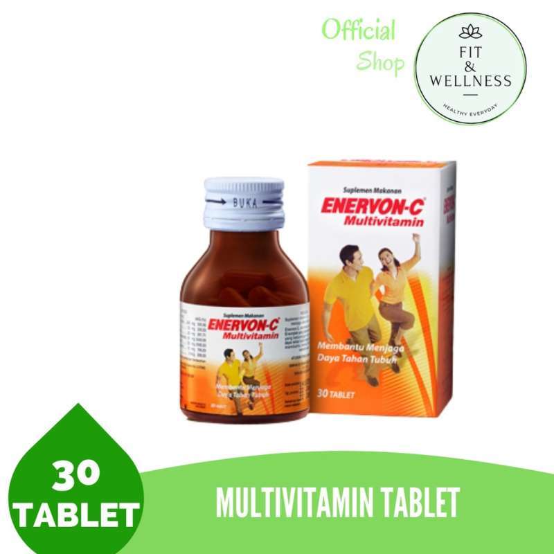 Jual Enervon C Multivitamin Tablet 30tab Di Seller Fit& Wellness ...