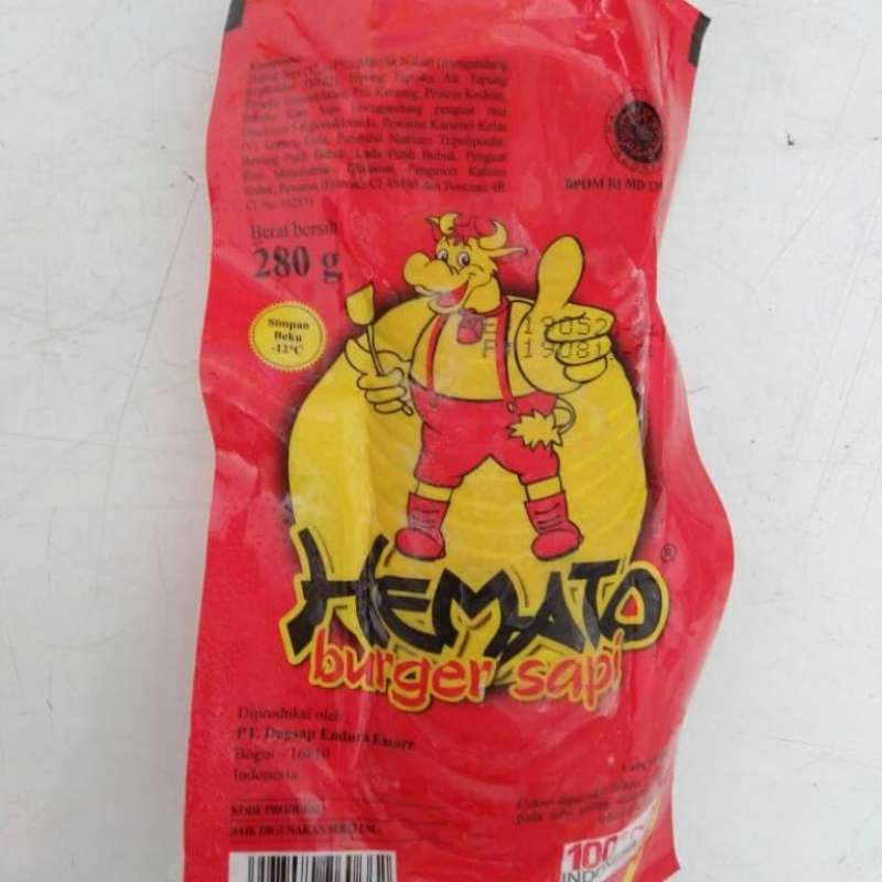 Jual Frozen Food Daging Burger Hemato Mini Beef 280gr Praktis Ekonomis ...