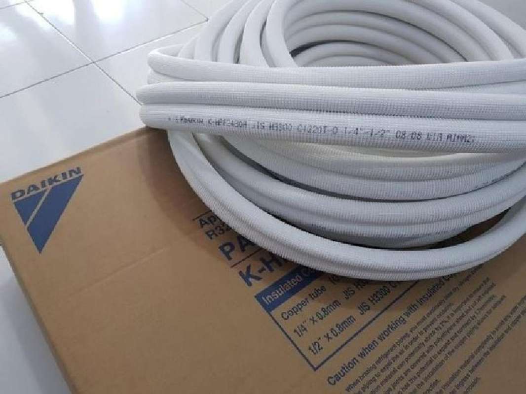 Jual Pipa AC Daikin OK Kizai Pair Coil 1/4 + 1/2 K-HPF2430a @ 30 mtr ...