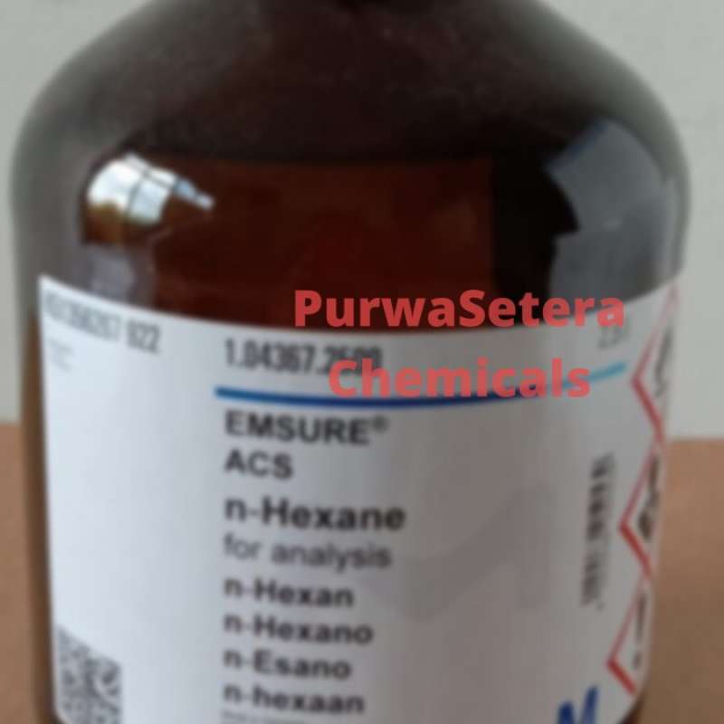 Jual N-hexane 2.5l Pro Analysis | Hexane | Heksana Merck 1.04367. 2500 Di Seller Anes Medika ...