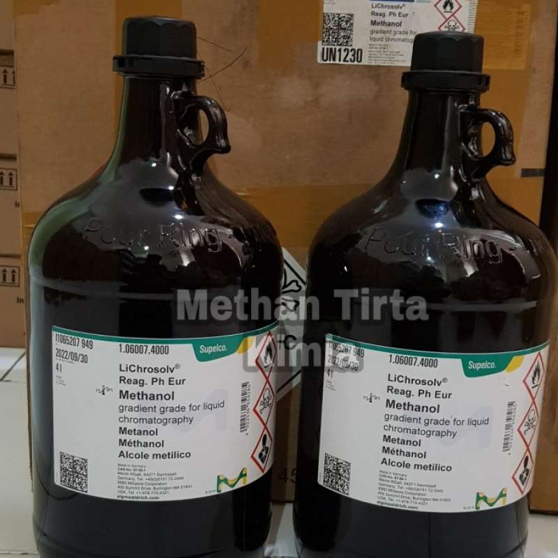 Jual Methanol Hplc || Metanol For Hplc | Methanol Hplc 4 L Di Seller Anes Medika Center - Tugu ...