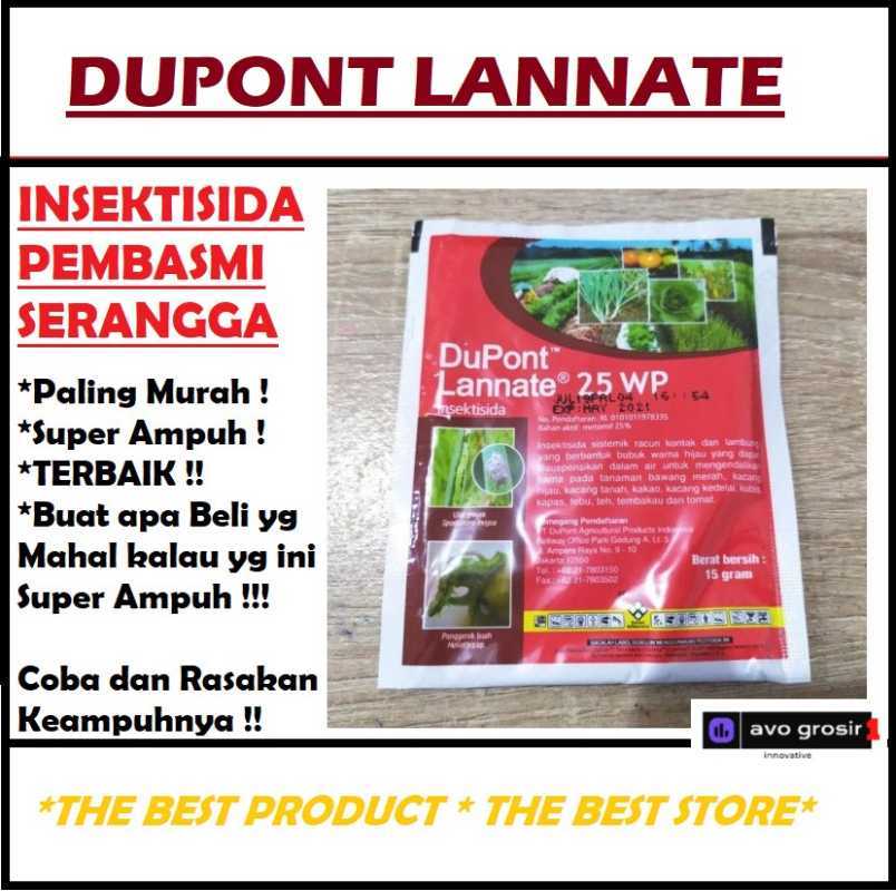 Jual Insektisida Obat Pembasmi Hama Tanaman Lannate Dupont 25wp 15gr Di ...