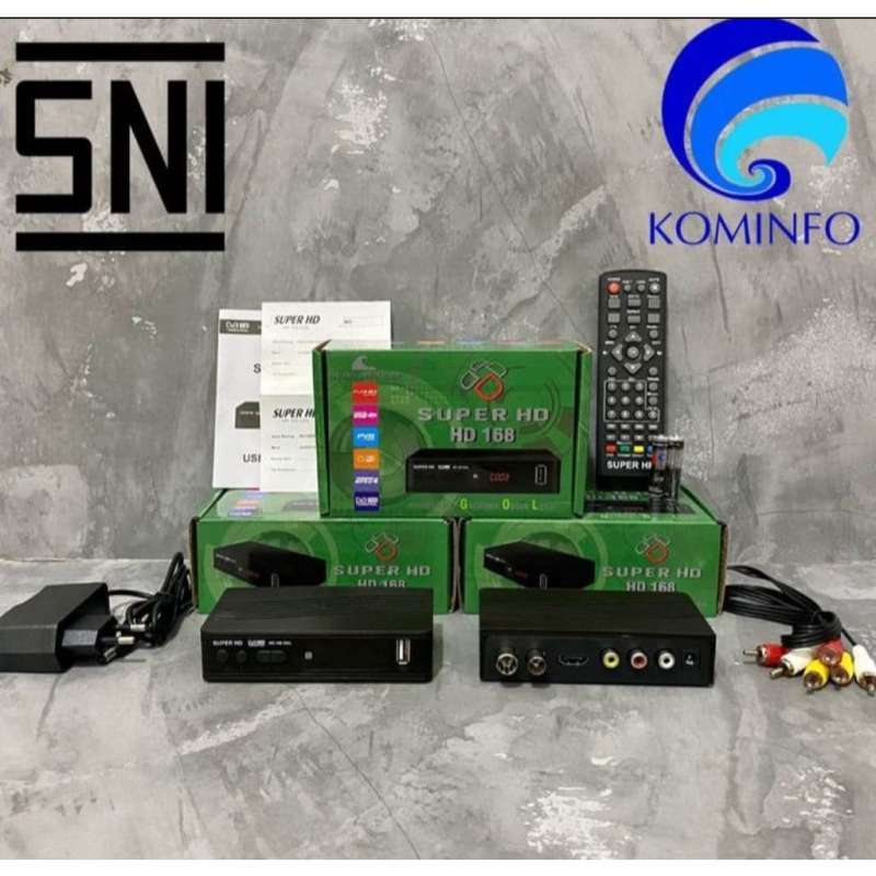 Jual STB TV DIGITAL SET TOP BOX DVB-T2 STB SUPER HD 168 STB NOISE ...