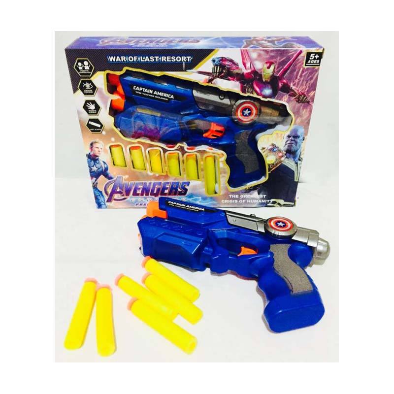 Jual Sun Tech Soft Gun Sejenis Nerf Model Civil War Captain America ...