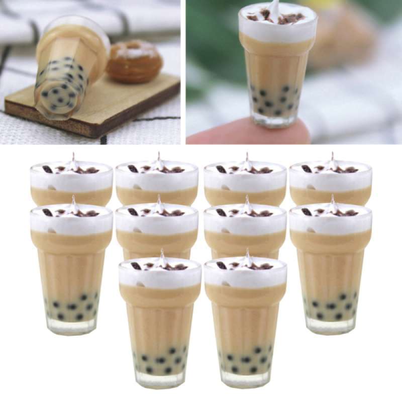 Jual Oem Dollhouse Miniature Milkshake Pearl Milk Tea Model Kids ...