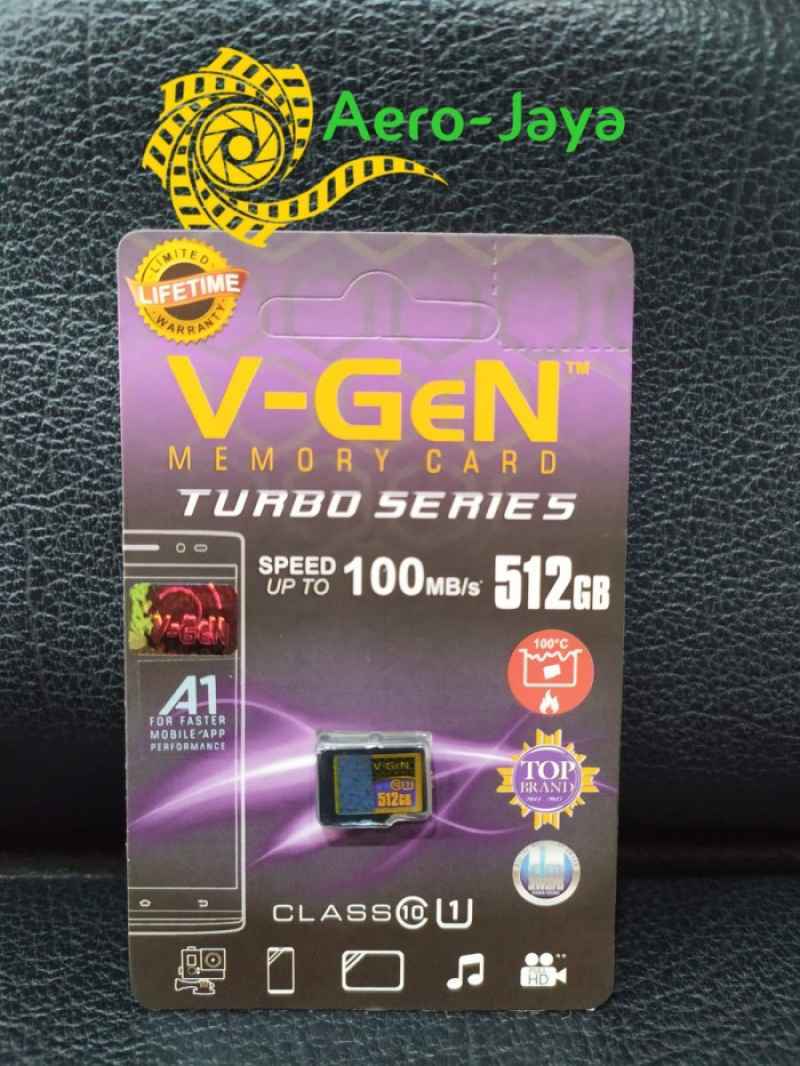 Jual V-Gen Micro SD 512GB Turbo Series Memory Card Original di Seller ...