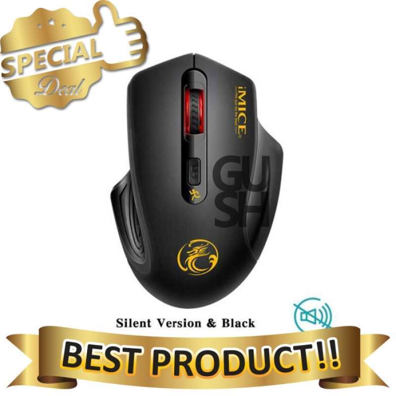 Promo iMice Wireless Gaming Mouse 2000 DPI G -1800 Diskon 57% di Seller ...