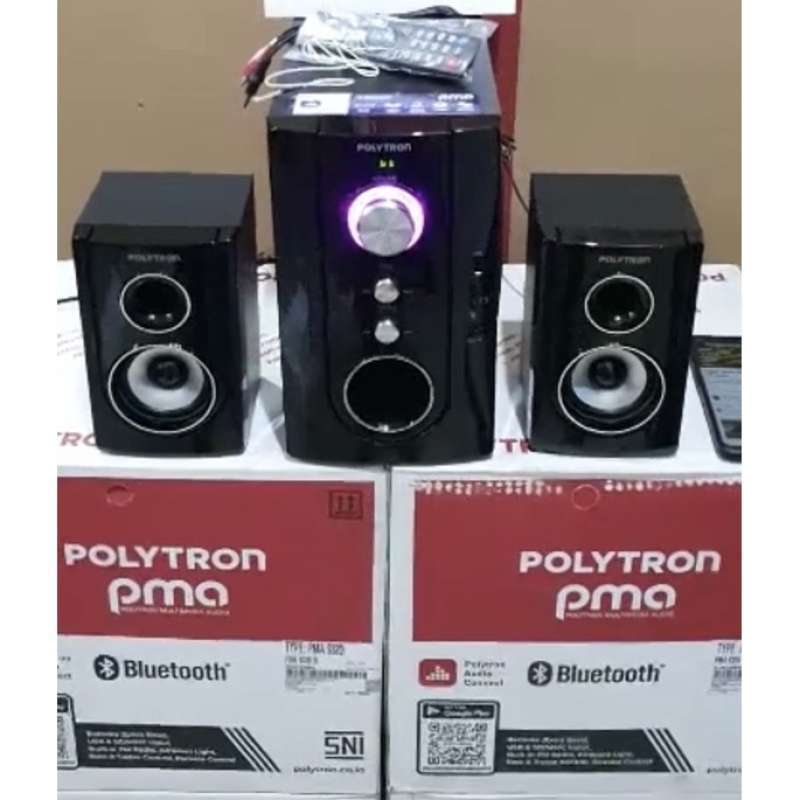 Jual Speaker Bluetooth Speaker Aktif Polytron Pma 9320 Fm Radio 9300