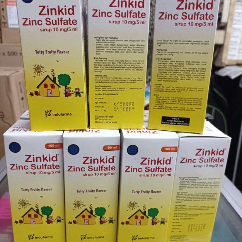 Promo Zinkid Zinc Sulfate 100 ml Diskon 20% di Seller Alfa Happy Shop ...