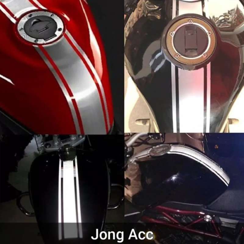 Jual Stiker Tangki Tank Motor Moge Motif Garis Panjang 50cm Sport Ninja ...