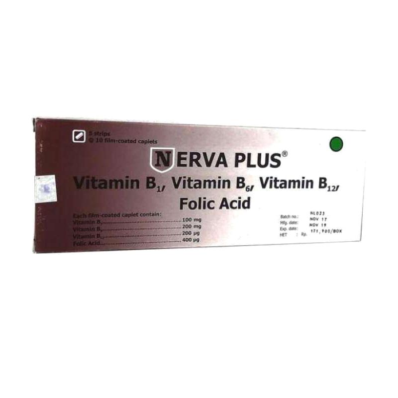Jual Gracia Pharmindo Nerva Plus Multivitamin [10 Tablet] di Seller ...