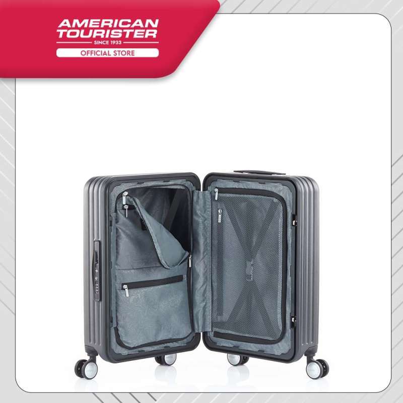 Jual American Tourister Koper Hardcase Lockation Cabin 20 inch - Black ...