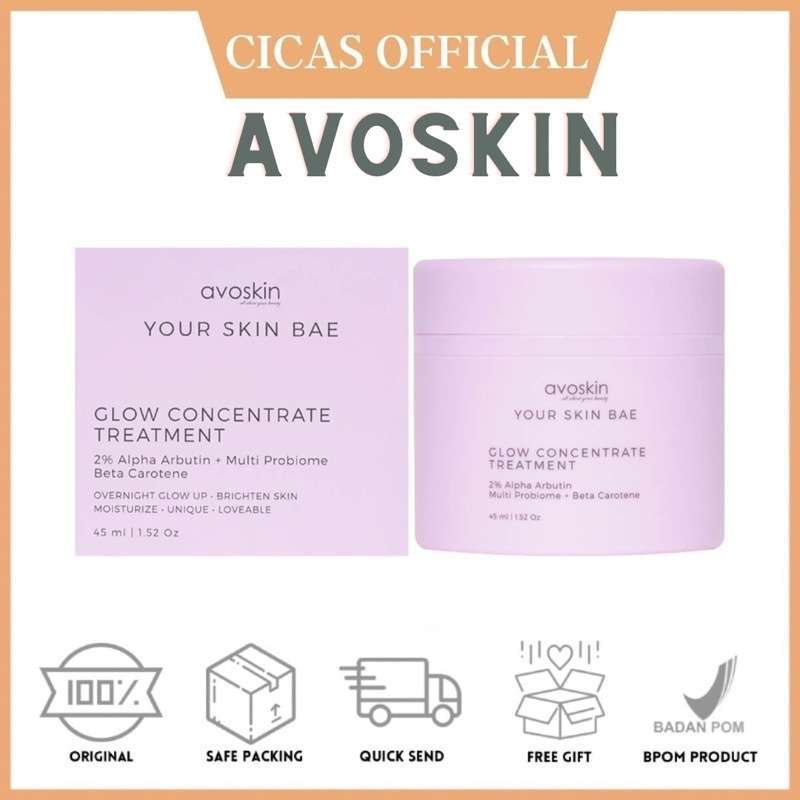 Jual Avoskin Your Skin Bae Glow Concentrate Treatment 2% Alpha Arbutin ...