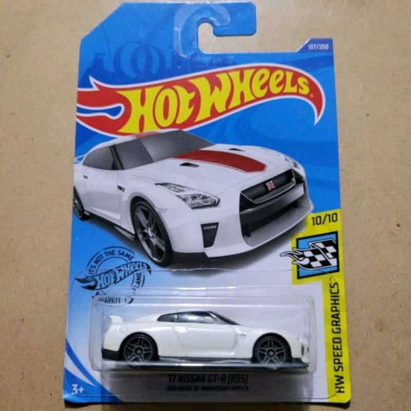 Jual HOT WHEELS '17 NISSAN GT-R [R35] 2020 MODEL 50 ANNIVERSARY VERSION ...