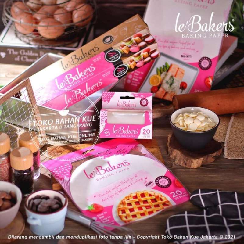 Jual Le Bakers Baking Paper 10cm X 20m Roll Kertas Roti Parchment ...
