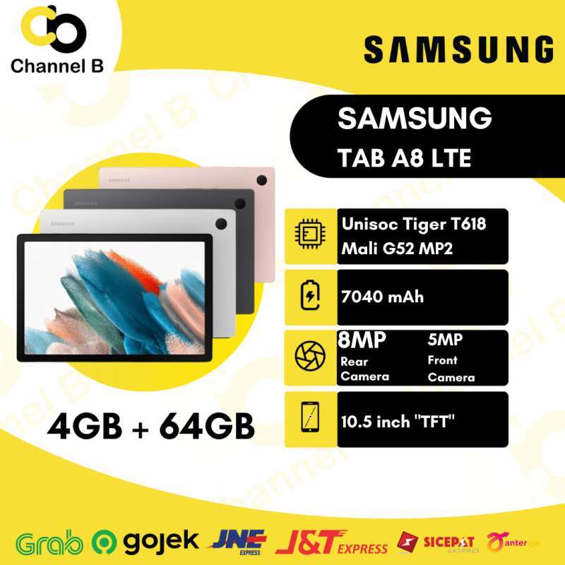 Jual Samsung Galaxy Tab A8 LTE [ 4GB/64GB ] - Garansi Resmi - Dark Grey di Seller Channel B ...