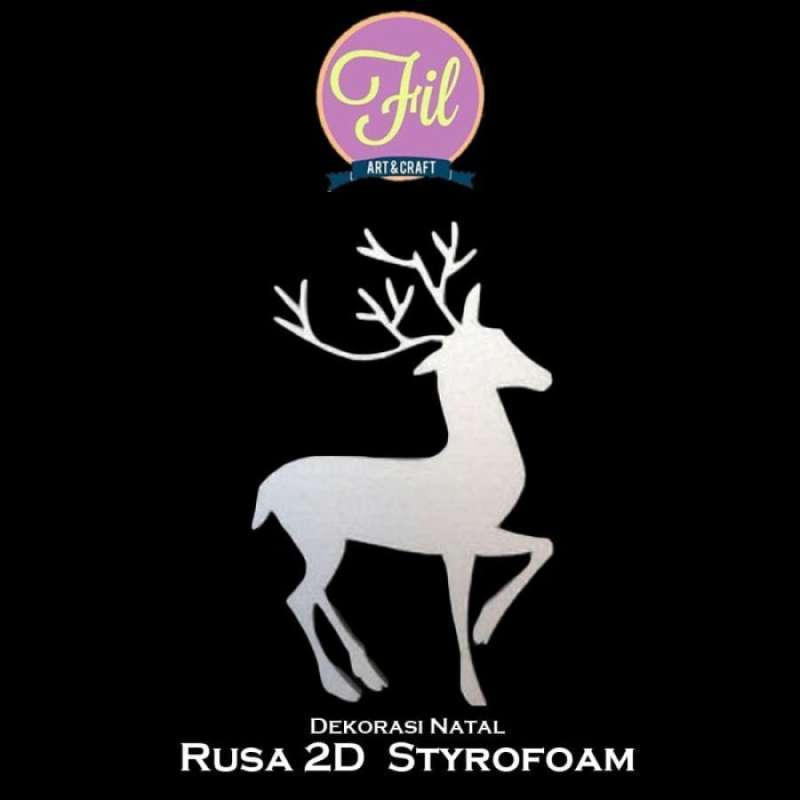 Jual Rusa Styrofoam / Dekorasi Natal / Sterofoam Gabus / Hiasan Natal ...