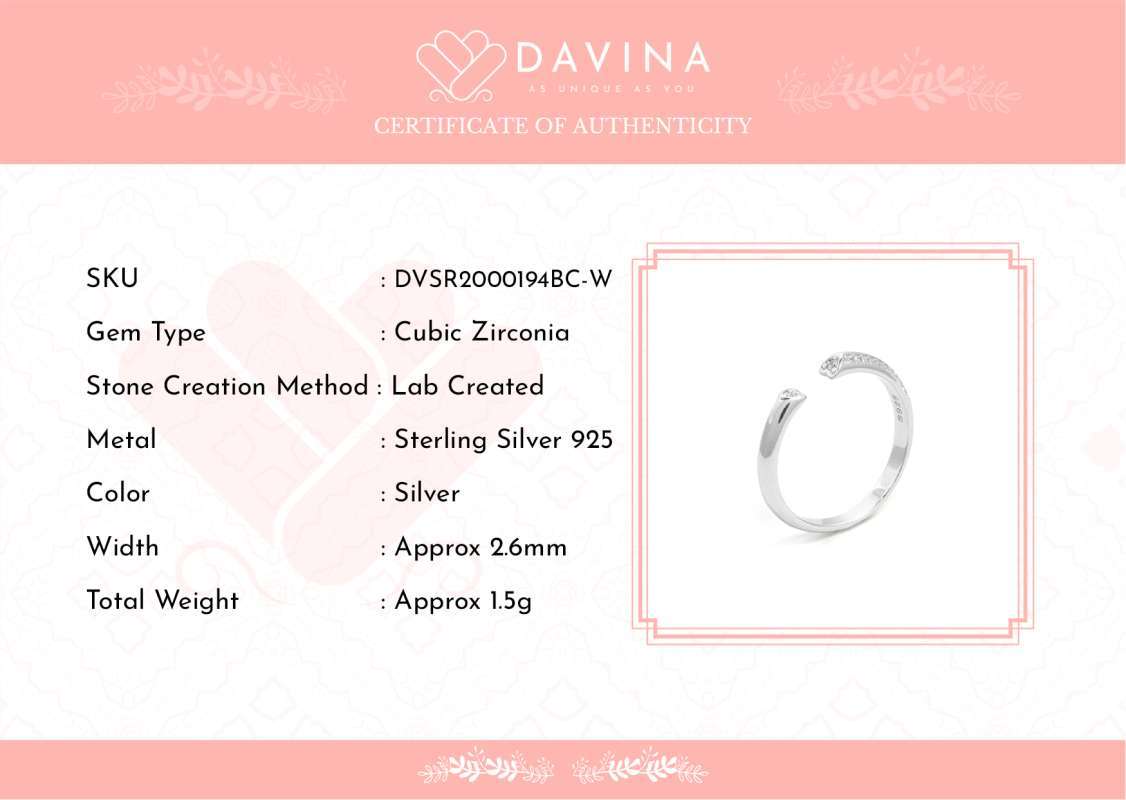 Jual Davina Couple Fandy Fanny Rings Silver Color S925 - Wanita Di Seller Davina Jewelry ...