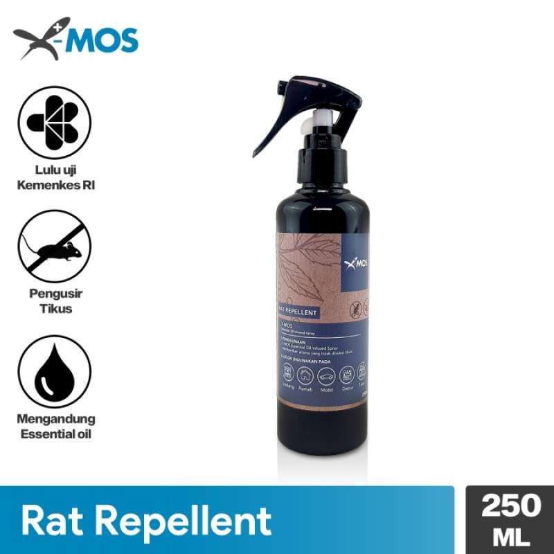 Promo XMOS Spray Pengusir Tikus 250 ML Rat Reppelent XMO-X-RR-250-R ...