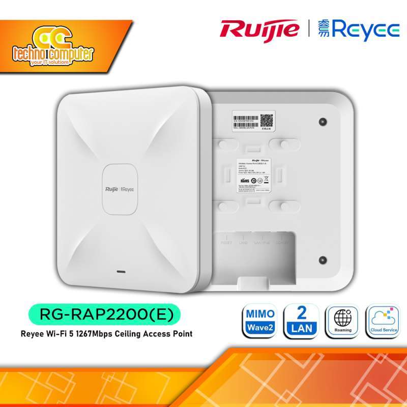 Jual ACCESS POINT RUIJIE/REYEE RG-RAP2200(E) Wi-Fi 5 AC1300 Dual Band ...