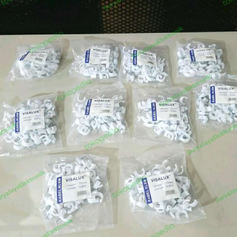 Jual Paku Klem Kabel / Klem Kabel Listrik - NO.10 ( 10 mm / isi 50 pcs ...