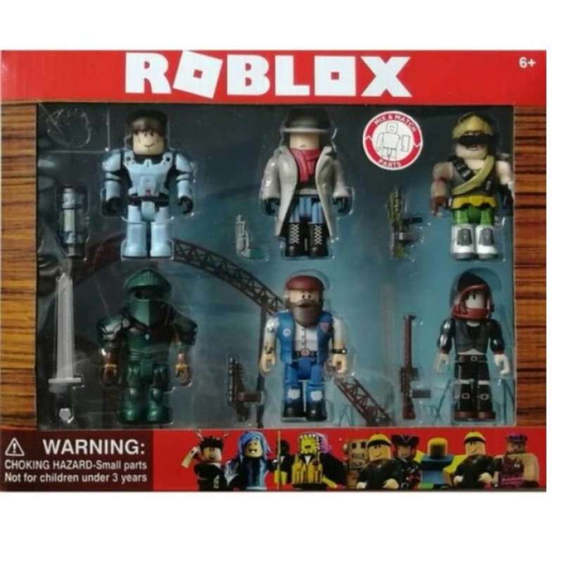 Jual Roblox Figure Pack Set 6 / Mainan Roblox Minifigure - Roblox Party ...
