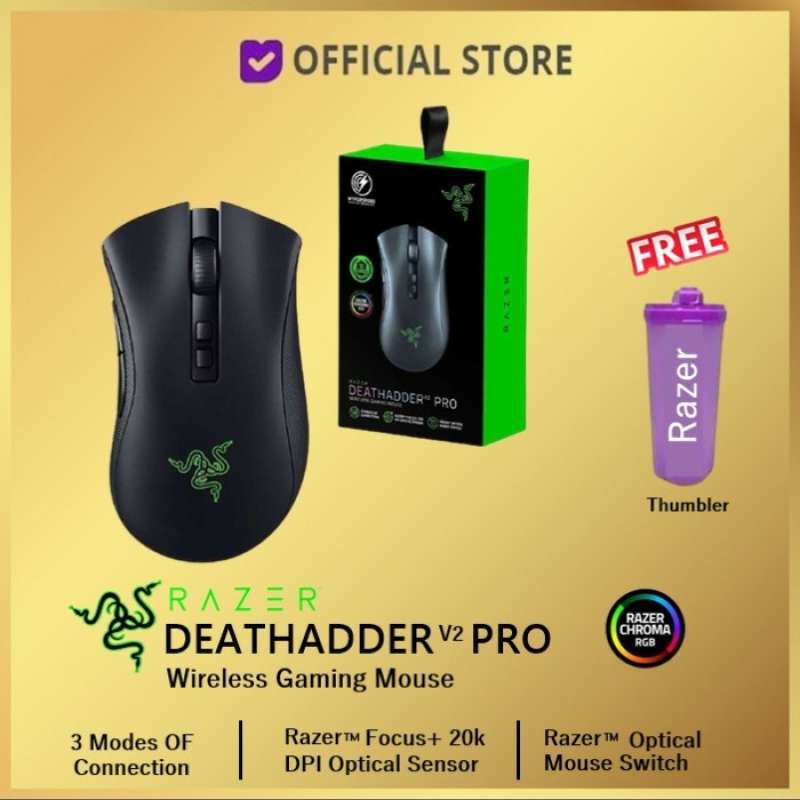 Jual Razer Deathadder V2 Pro Hyperspeed Wireless Gaming Mouse di Seller ...
