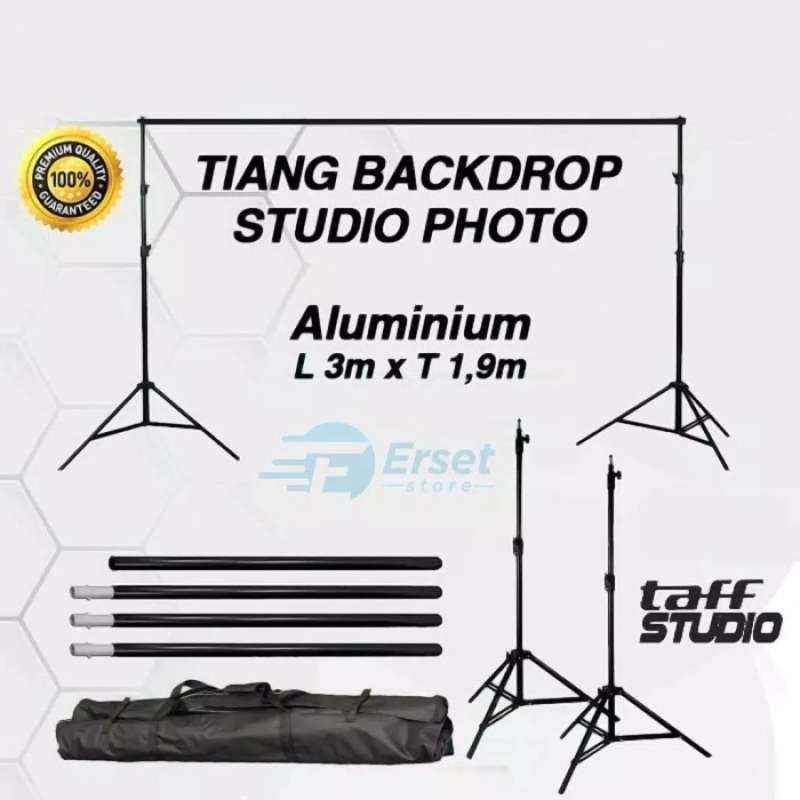 Promo Tiang Stand Background Foto Studio Bracket Stand 10ft untuk ...