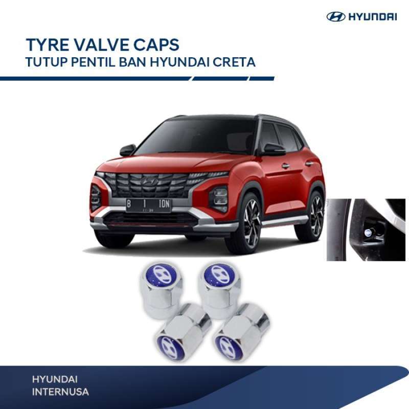 Jual TYRE VALVE CAPS TUTUP PENTIL BAN AKSESORIS HYUNDAI CRETA di Seller ...