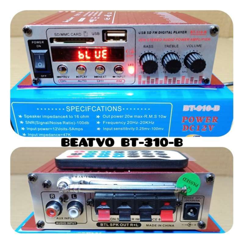 Jual AMPLI MINI BETAVO BT 310 B HI FI STEREO AUDIO AMPLIFIER di Seller ...