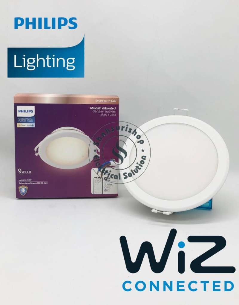 Jual LAMPU PHILIPS DOWNLIGHT LED 9W 9 W WATT SMART WIFI TUNEABLE WHITE ...