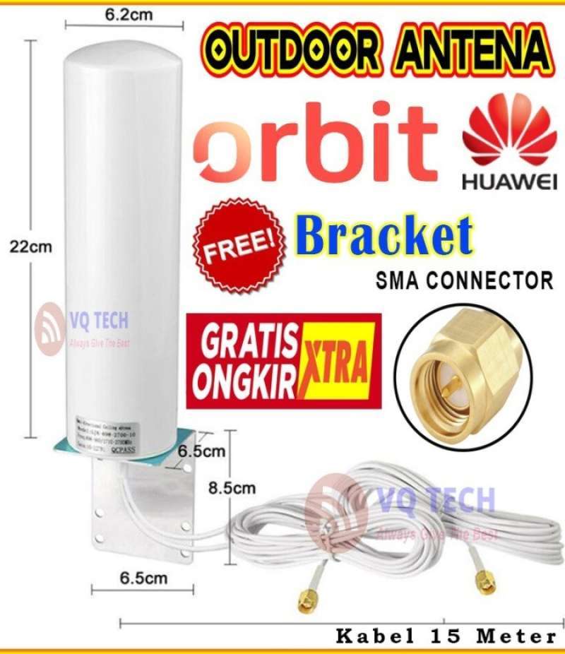 Jual Antena Modem Router GSM Wifi 4G LTE Outdoor SMA Male 15 Meter di ...