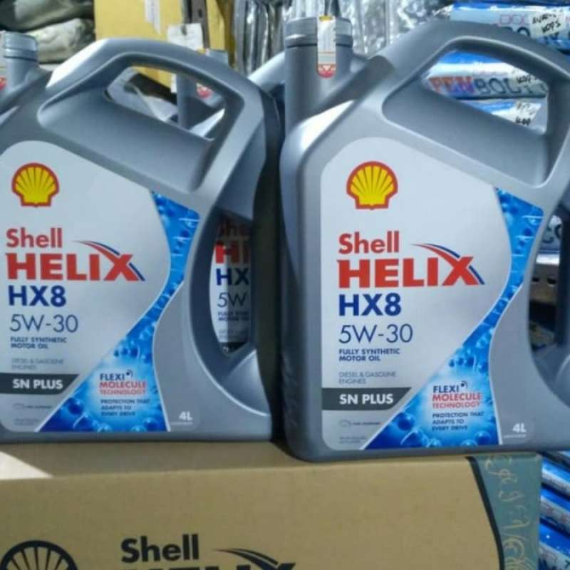 Jual Shell Helix HX8 New 1 Dus isi 4 galon x 4 Ltr di Seller Shanum Oto ...
