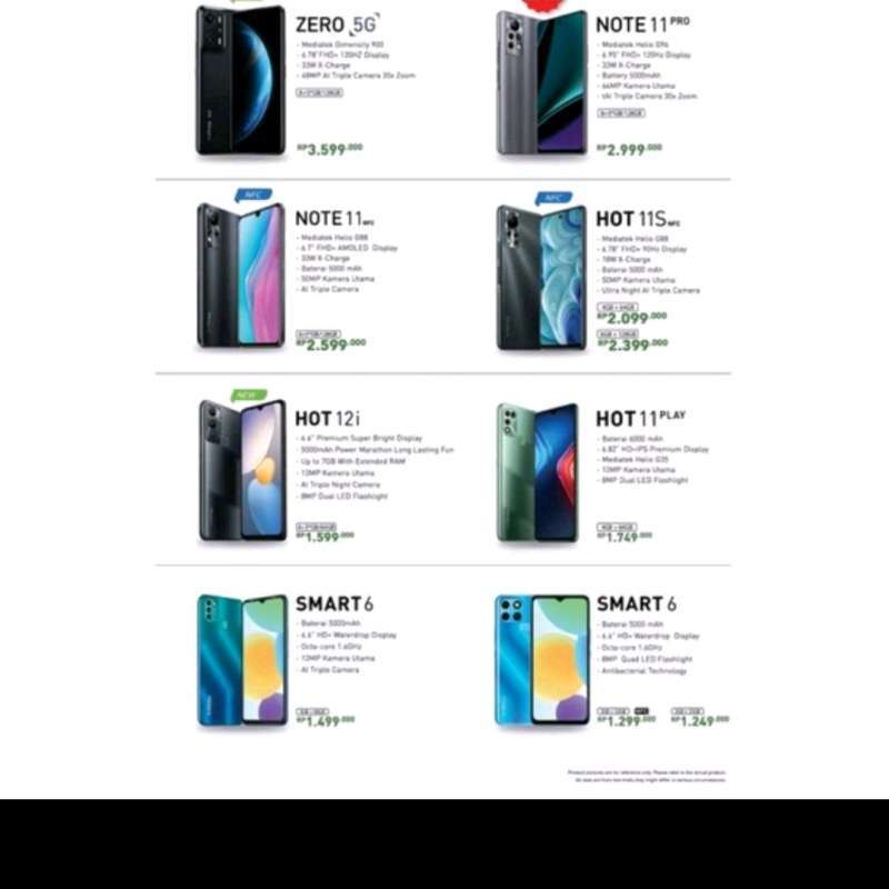 Jual HP infinix All series di Seller Sherly Celluler - Kopo, Kab. Bogor ...