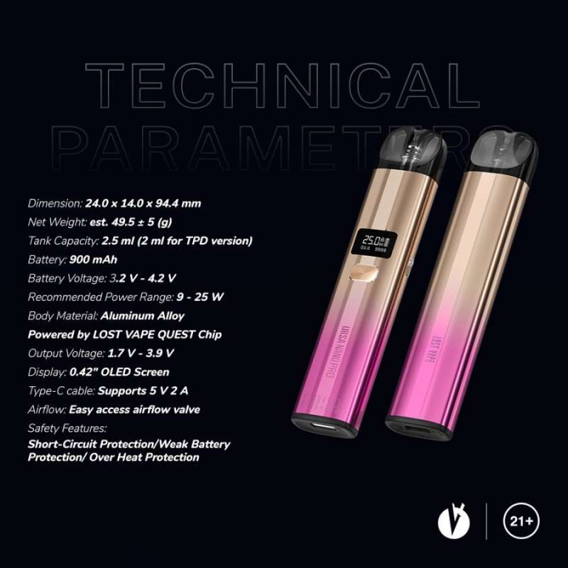 Jual Pods Vape Ursa Nano Pro 25w Pod Kit By Lost Vape Authentic Di ...