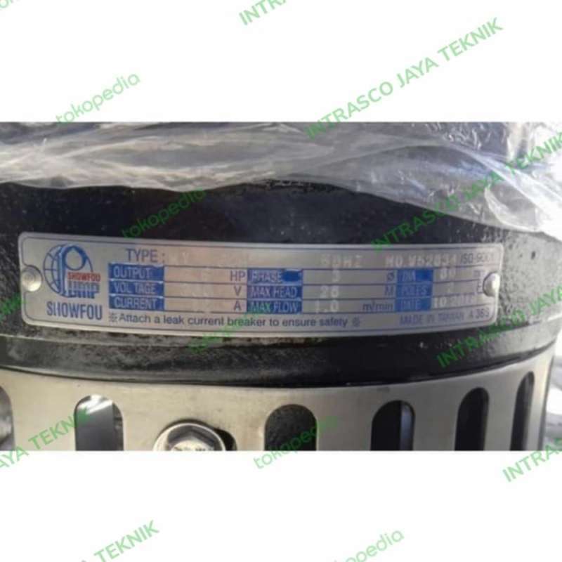 Jual Mesin Pompa Air Kontraktor Showfou Kt-732h Submersible Pump Sumpit ...