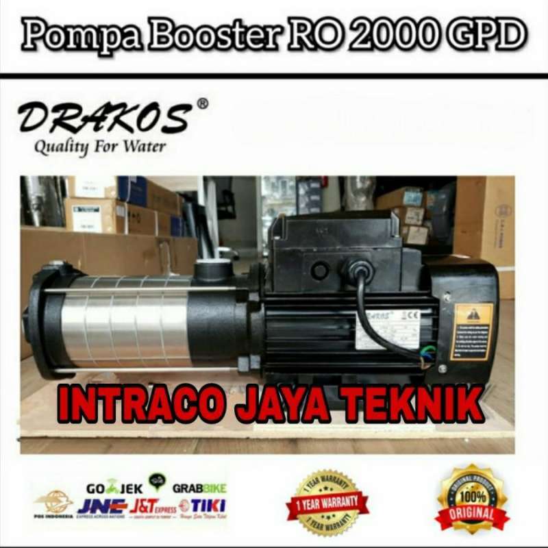 Jual Pompa Dorong Ro 2000gpd Dchm.4-60 Pompa Booster Pump Stainless ...